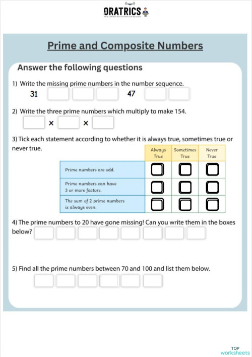 Operations ZZ. Interactive worksheet | TopWorksheets