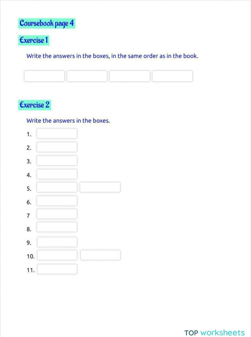(SA) Writing - Simple Present. Interactive worksheet | TopWorksheets