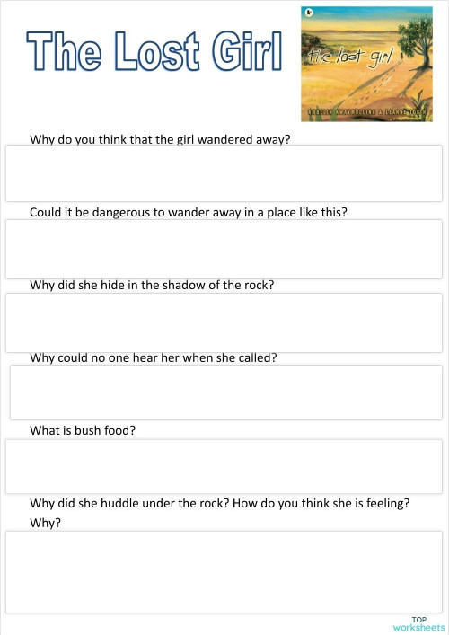 The Lost Girl Advanced Comprehension. Interactive worksheet | TopWorksheets