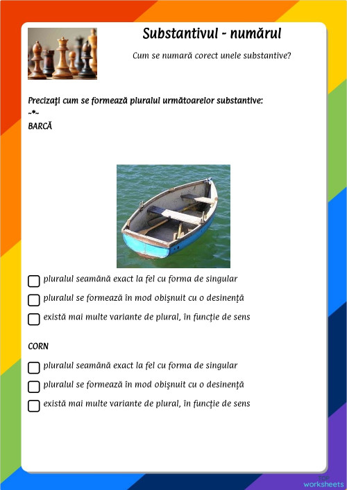 Limba română: interactive worksheets and online exercises | TopWorksheets