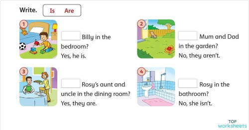 Where is / where are part 1. Interactive worksheet | TopWorksheets