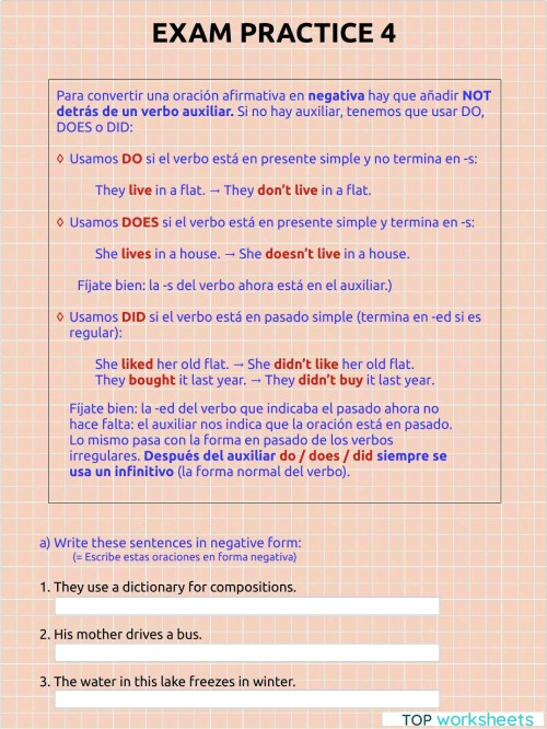 English language: interactive worksheets and online exercises ...