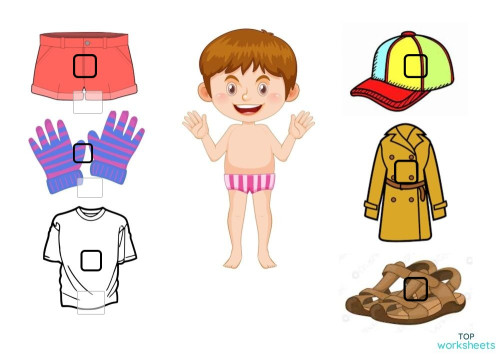 ROPA DE PRIMAVERA. Ficha interactiva | TopWorksheets