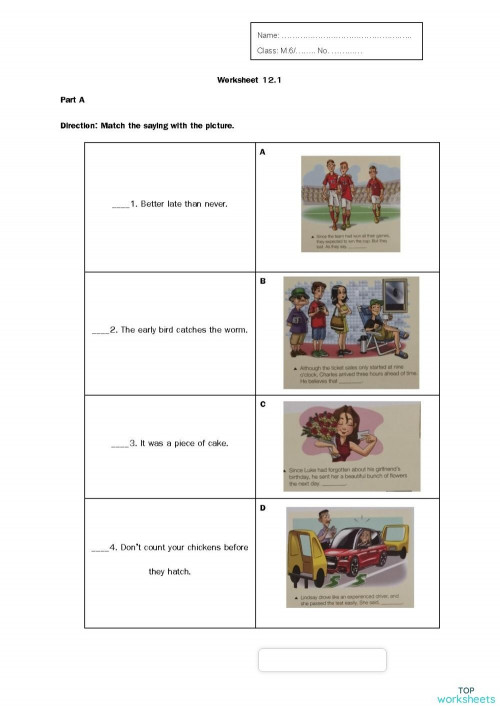 Worksheet 2. Interactive worksheet | TopWorksheets