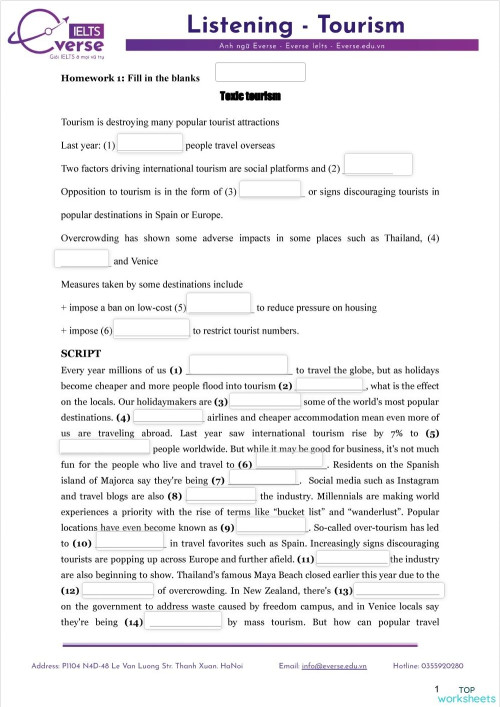 Interactive worksheets and online exercises in english | TopWorksheets