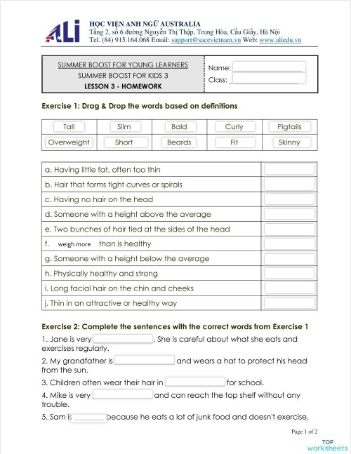 Prepositions of direction worksheet no. 2. Interactive worksheet ...
