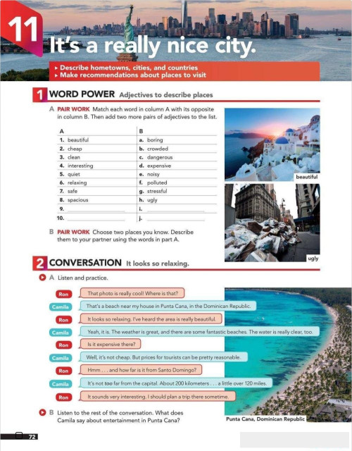 unit 11- it's a really nice city. Interactive worksheet | TopWorksheets