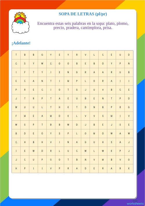 Escribir las sílabas con la vocal a. Ficha interactiva | TopWorksheets
