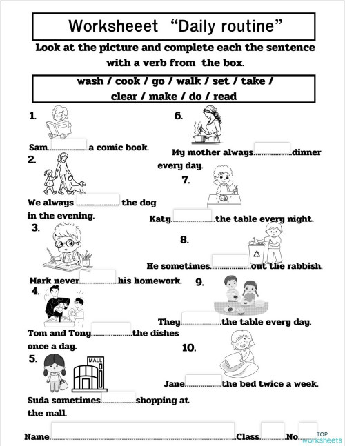 adverb of frequency. Interactive worksheet | TopWorksheets
