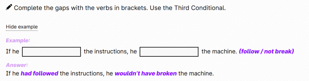 Third Conditional. Interactive worksheet | TopWorksheets