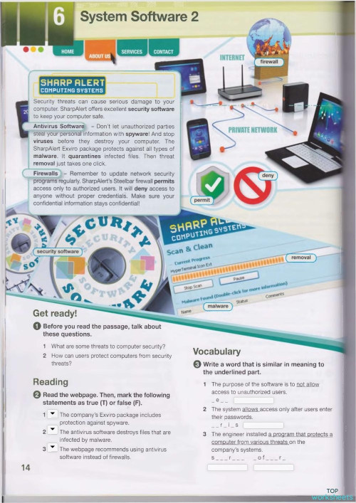 System software 2. Ficha interactiva | TopWorksheets