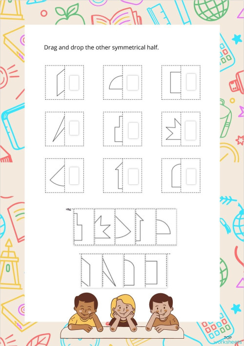 M_G03M24L53_WC02_Symmetry_in_2D_Shapes_2. Interactive worksheet ...