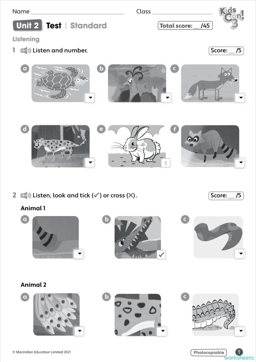 Unit 2 Listening. Interactive worksheet | TopWorksheets