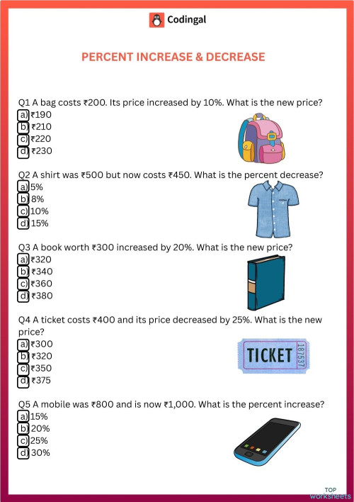 Money: interactive worksheets and online exercises | TopWorksheets