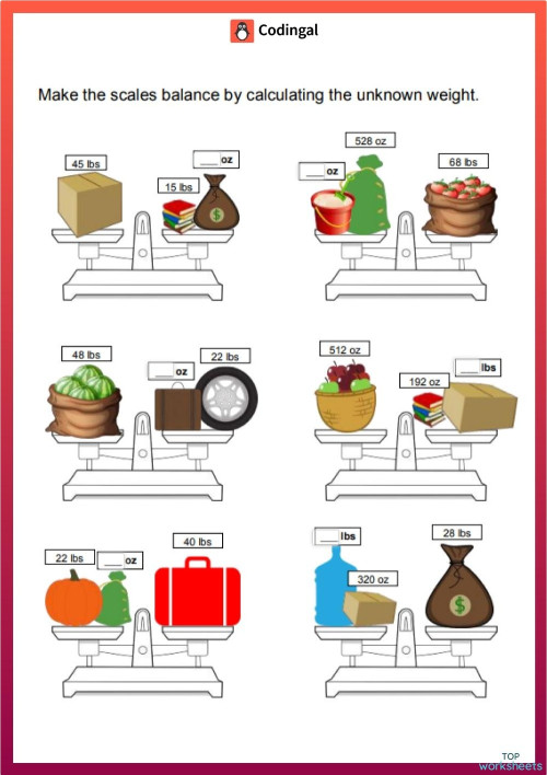M_G04M11L38_WE02_Balance scales by finding the unknown weight in ...