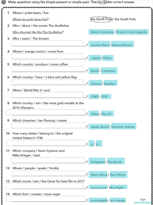 Giovanna - Test 16/06/2026 - Practice 1. Interactive worksheet ...