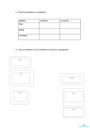 lenguaje. Ficha interactiva | TopWorksheets
