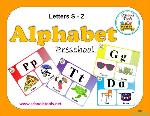 Alphabet Word Wall S-Z. Interactive worksheet | TopWorksheets