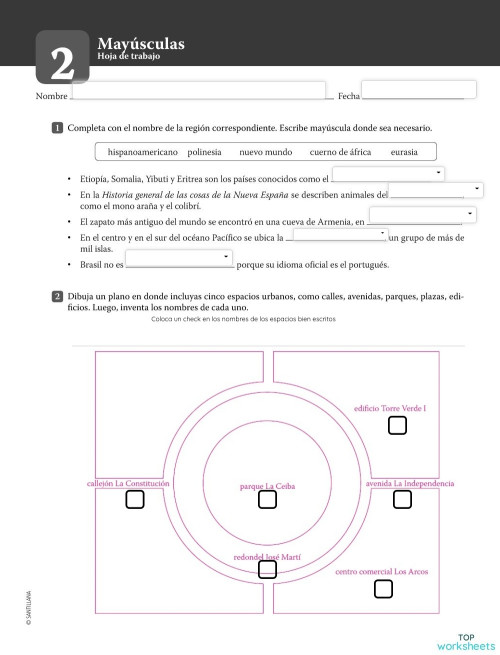 Mayúsculas y minúsculas: fichas interactivas y ejercicios online ...