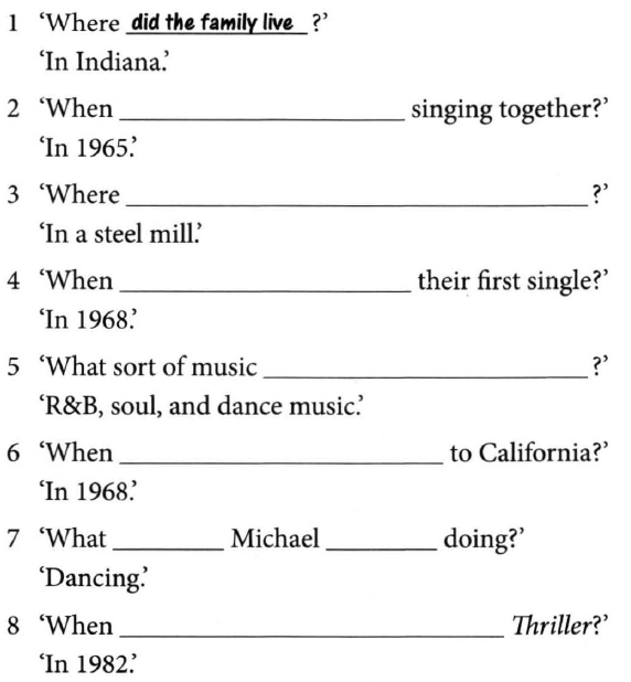 Past Simple Practise - 1 ) Regular Verbs - A2. Ficha interactiva ...