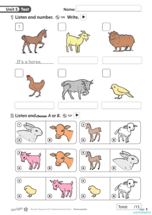 Starlight Unit 5. Interactive worksheet | TopWorksheets
