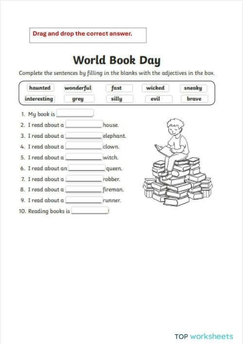 writing. Interactive worksheet | TopWorksheets