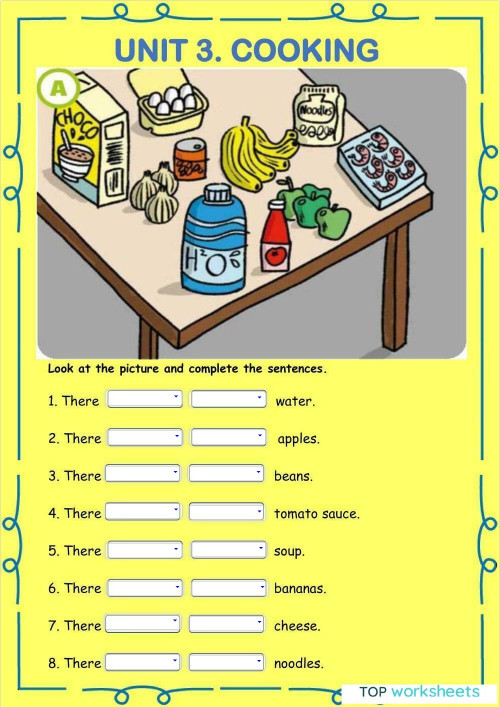 Open up 4. Unit 3. Interactive worksheet | TopWorksheets