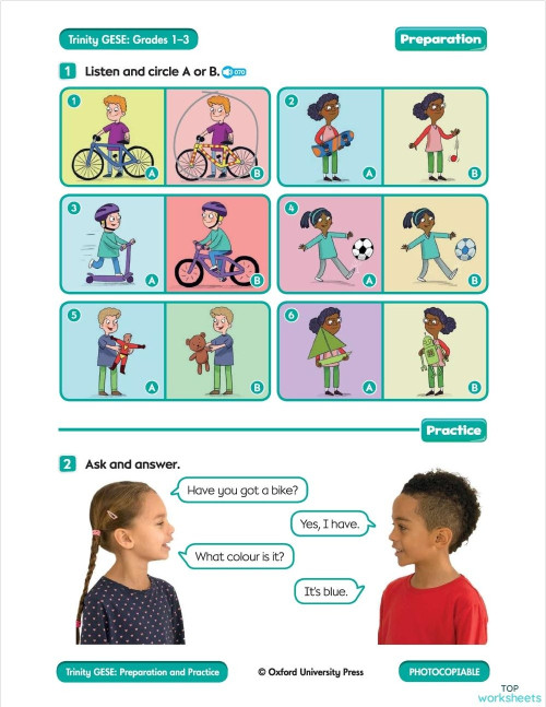 Trinity Worksheets. Interactive worksheet | TopWorksheets