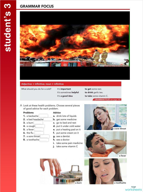 IC112 Student's 03 + Workbook 03 + Workbook 02 + Grammar Plus 01. Interactive worksheet ...