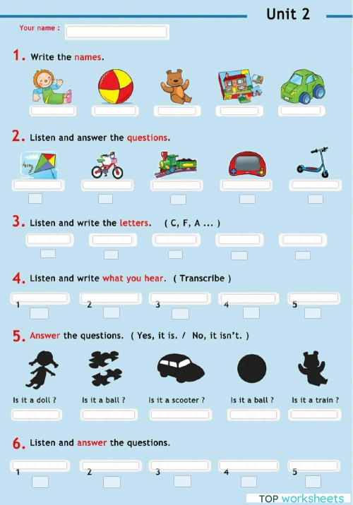 Other: interactive worksheets and online exercises | TopWorksheets