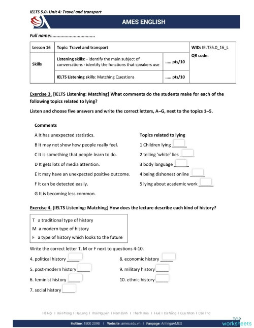 Interactive worksheets and online exercises free creator | TopWorksheets