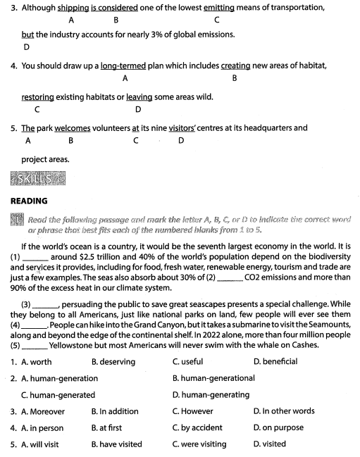 GRADE 11 - TEST UNIT 10. Interactive worksheet | TopWorksheets