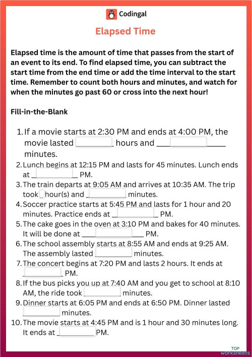 M_G05M15L43_WC01_Solving_Time_Word_Problems_1. Interactive worksheet | TopWorksheets