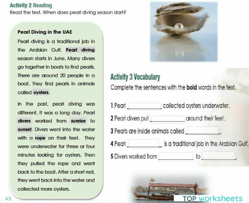 Access 8 - Unit 3 - Lesson 2 - Act 3. Interactive worksheet | TopWorksheets
