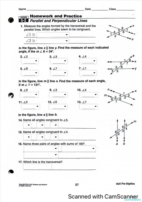 Angles (Identifying, right angles). Interactive worksheet | TopWorksheets