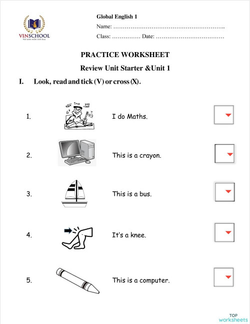S1 - Review U0,1. Interactive worksheet | TopWorksheets
