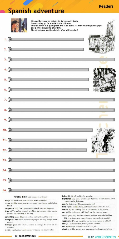 Interactive worksheets and online exercises in english | TopWorksheets