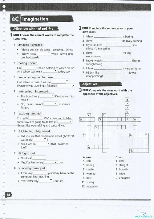 WB - 38,39 - Project 4. Interactive worksheet | TopWorksheets