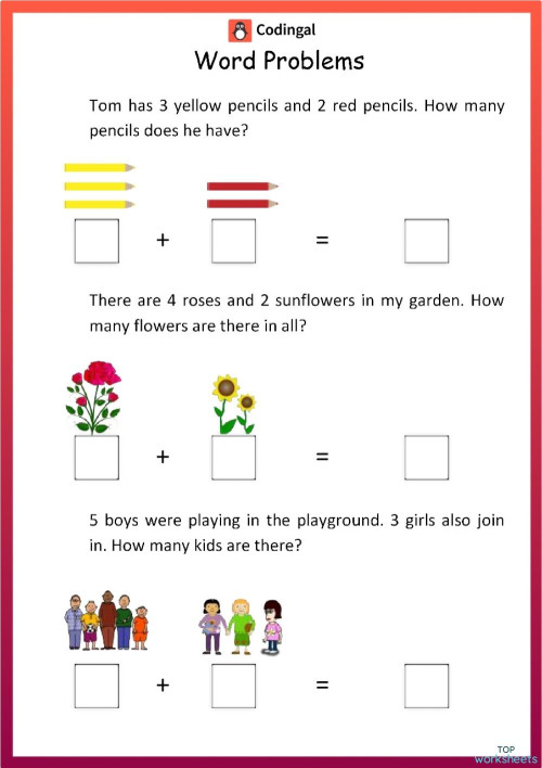 M_G01M07L25_WC01_Word_Problems_for_Addition_1. Interactive worksheet ...