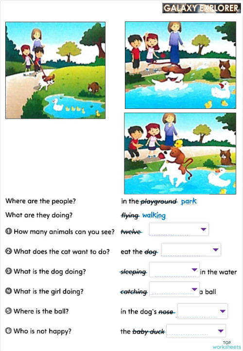 Starters Mini Trainer P17. Interactive worksheet | TopWorksheets