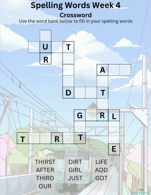 Spelling Words 4.3. Interactive worksheet | TopWorksheets