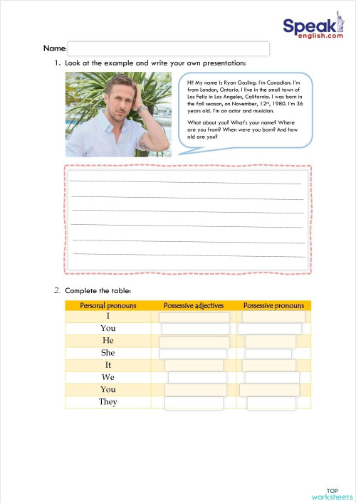 BASIC INTERMEDIATE 03 - EXAM. Interactive worksheet | TopWorksheets