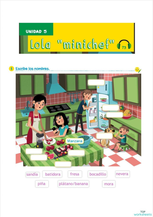 Lola y Leo Unidad 5: fichas interactivas y ejercicios online ...