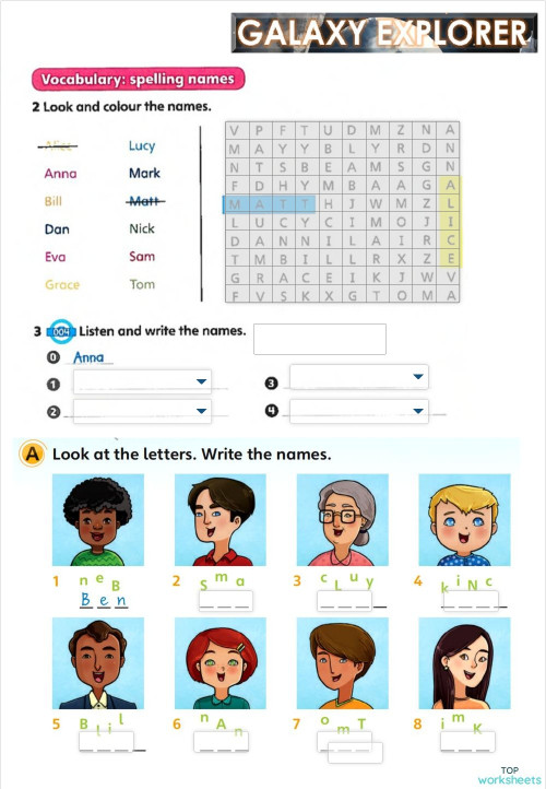 Starters Mini Trainer P3. Interactive worksheet | TopWorksheets