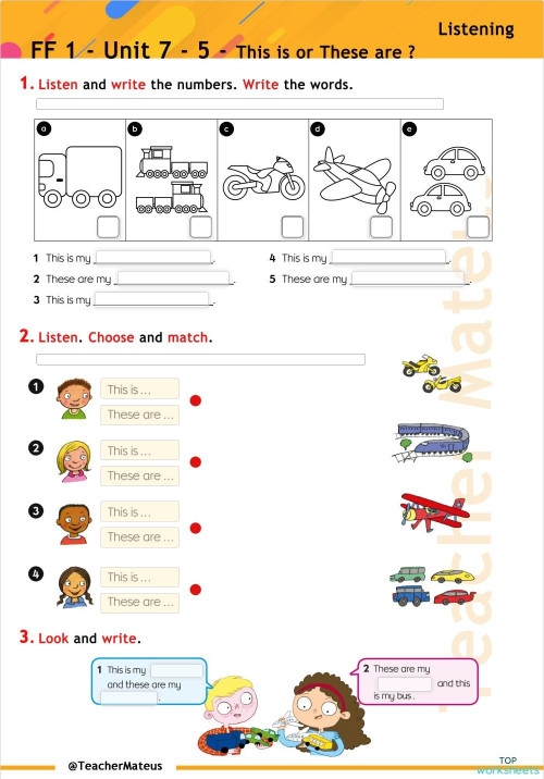 First Grade ELPA Listening Practice 1. Interactive worksheet ...