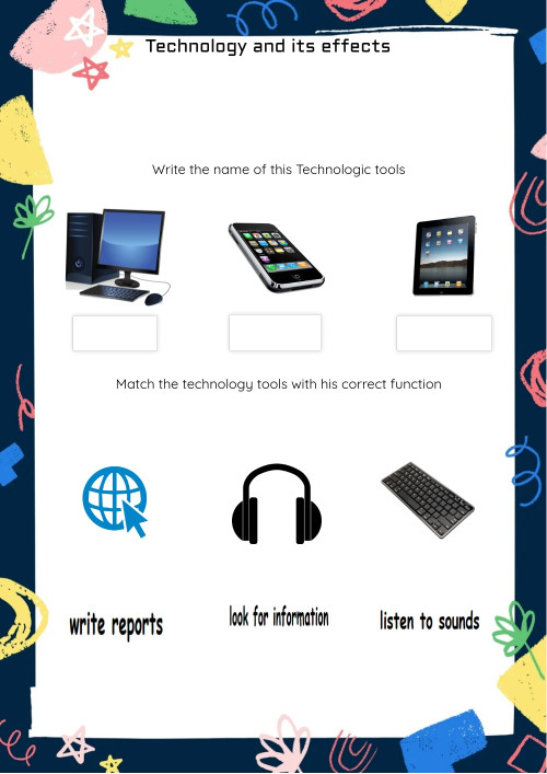 Technology And its effects. Interactive worksheet | TopWorksheets