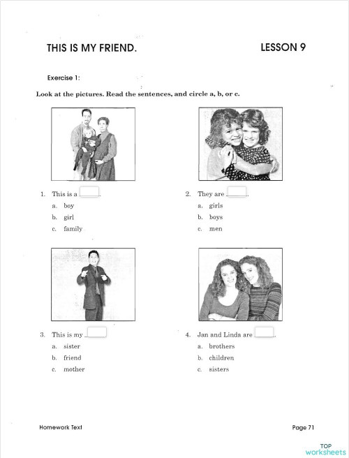Review 1 lesson 9. Ficha interactiva | TopWorksheets