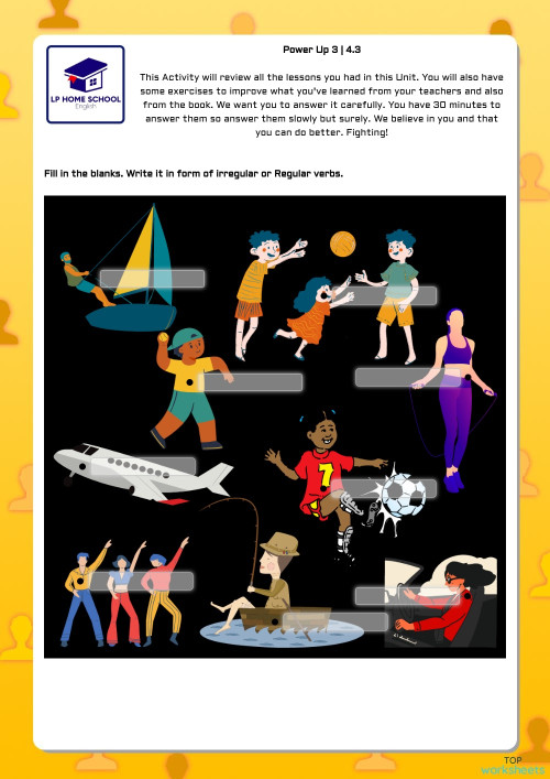 Power Up 3 | 4.3. Interactive worksheet | TopWorksheets