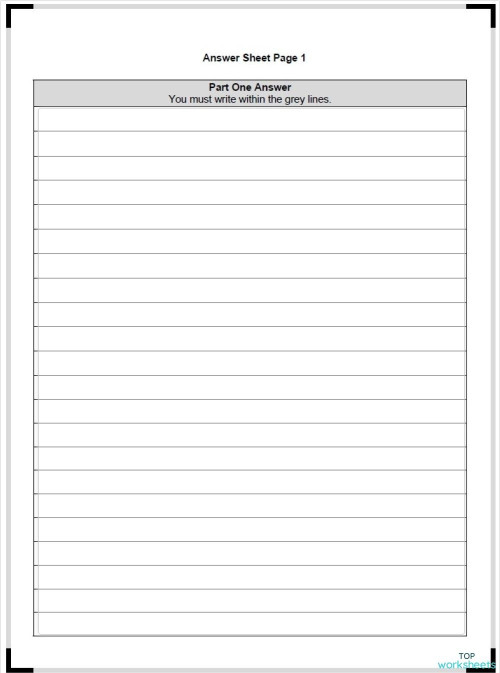 FCE - Writing - Answers. Interactive worksheet | TopWorksheets