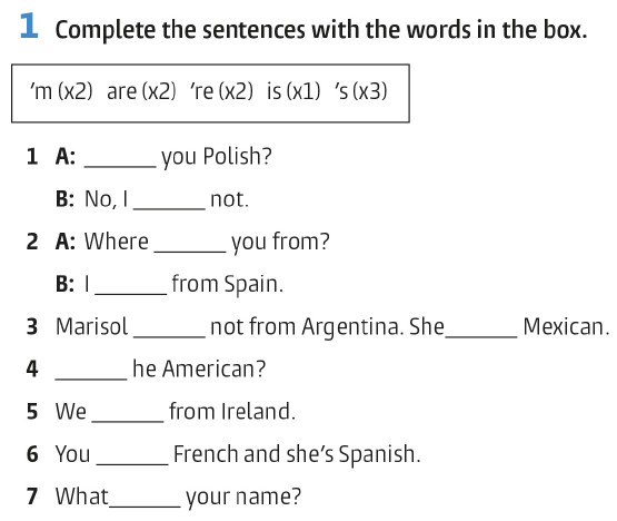 Contractions BE. Interactive worksheet | TopWorksheets